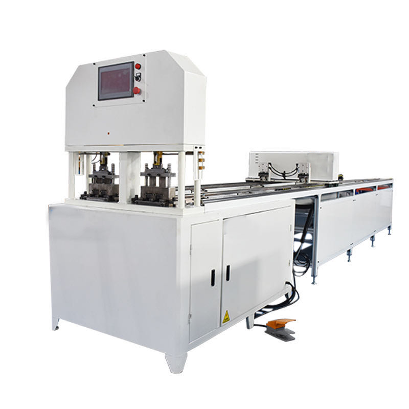 Automatic CNC 15 ton double line 3m feeding cutting Tube Hole Pipe ...